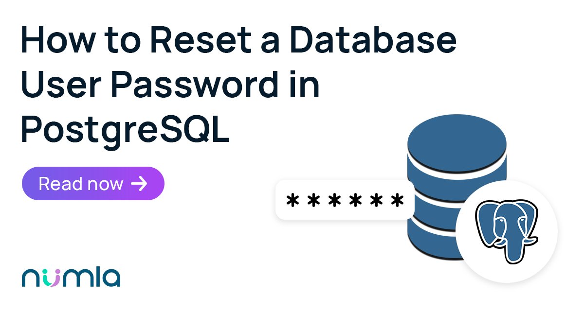 How to Reset a Database User Password in PostgreSQL | Numla